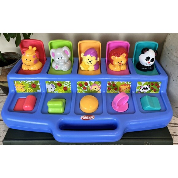 Playskool | Accents | Vintage 995 Playskool Poppin Pals Pop Up Jungle ...